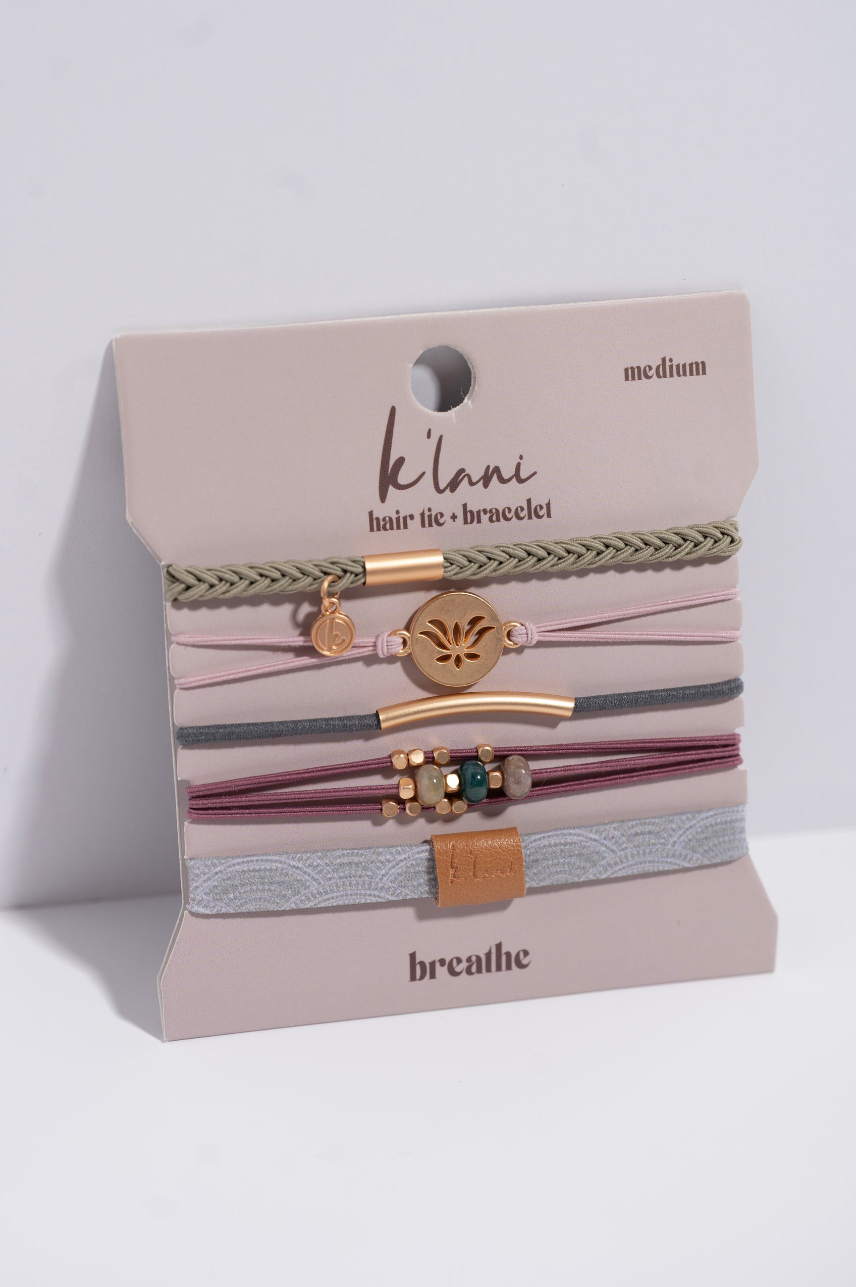 Breathe Hair Tie Bracelet Set | Calm and Focus – Wear K'lani